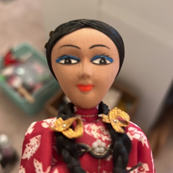 Toys | Vintage Asian Doll Chinese Samfoo Singapore Folk | Poshmark